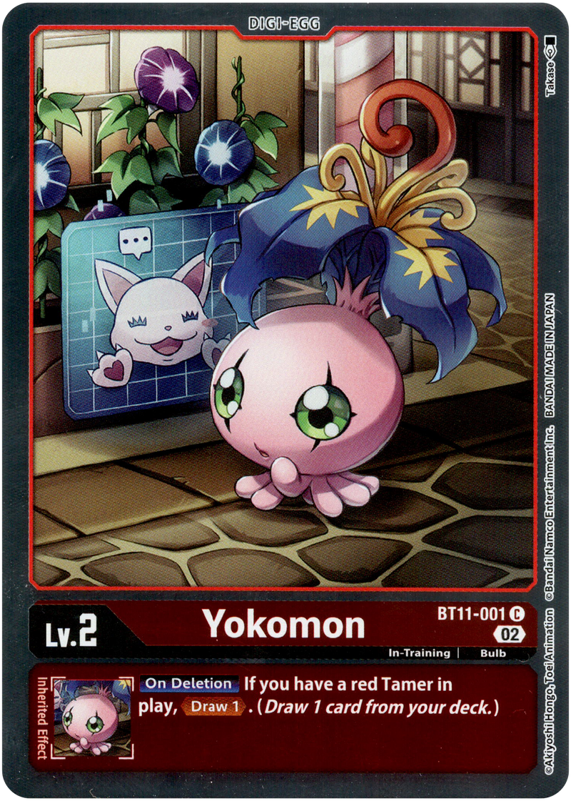 Yokomon - BT11-001 C - Dimensional Phase - Foil – Card Cavern Trading Cards, LLC