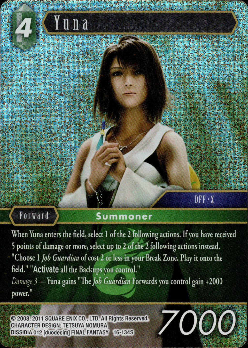 Yuna - 16-134S - Emissaries of Light - Foil – Card Cavern Trading Cards ...