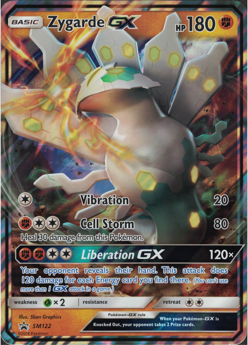 Zygarde GX - SM122 - Jumbo Card – Card Cavern Trading Cards, LLC