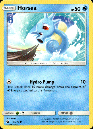 Horsea - 16/70 - Dragon Majesty – Card Cavern Trading Cards, LLC
