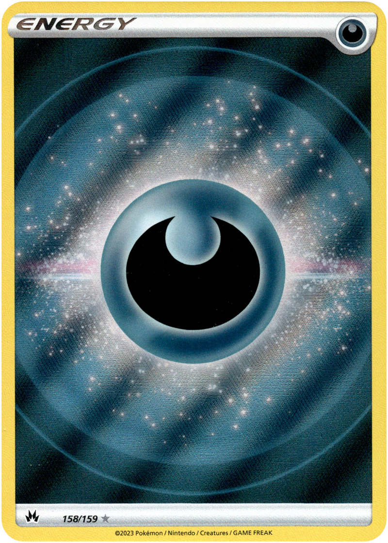 Darkness Energy Full Art - 158/160 - Crown Zenith – Card Cavern Trading ...