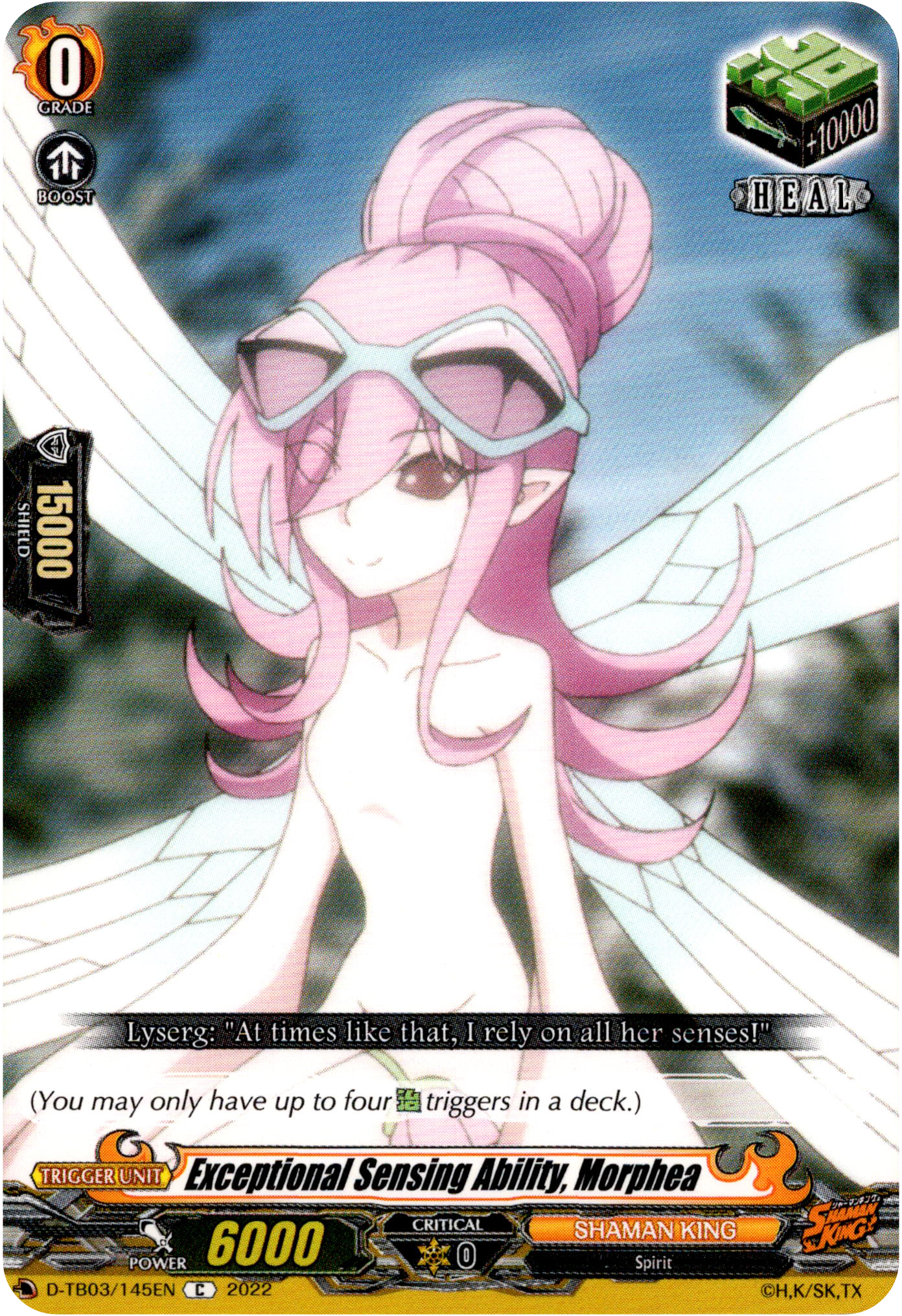 Exceptional Sensing Ability, Morphea - D-TB03/145EN - Shaman King ...