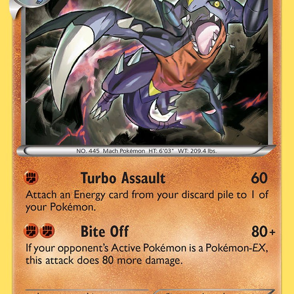 Pokemon Mega Garchomp Card