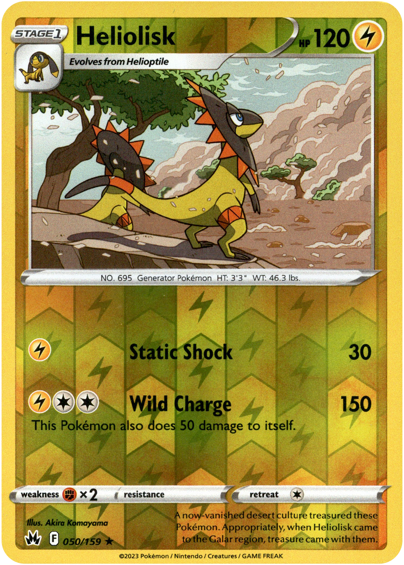 Heliolisk Pokemon Card